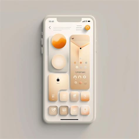 Mobile Application Screen Design In Different Style And Pattern