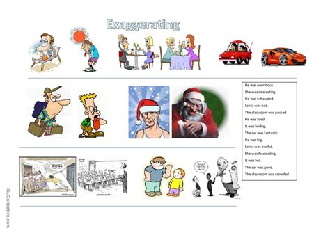 Exaggeration Adjectives English Esl Worksheets Pdf And Doc