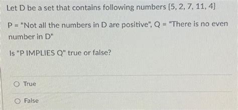 solved let d be a set that contains following numbers