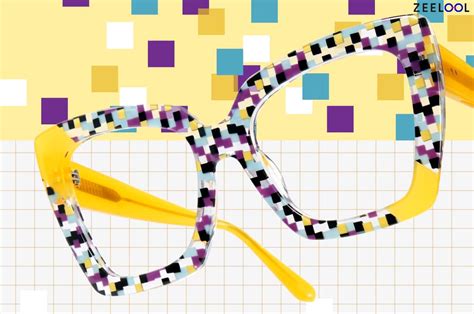 Take The Artistic Journey With Zeelool Checkered Glasses