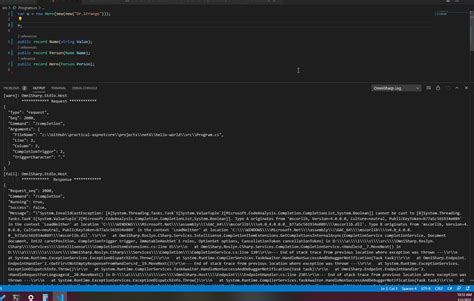 Codecompletion Fails On Intellisense On A 5 Lines C 90 Code · Issue 4527 · Dotnetvscode