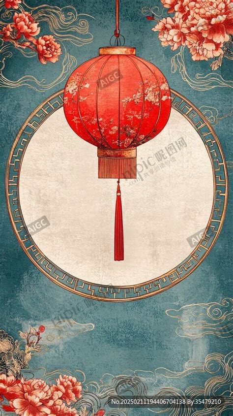 Ai创作图红灯笼插画 新中式喜庆背景 古典意境红灯笼 古典喜庆海报 中秋节灯谜背景 祝贺新年元宵节背景 插画灯笼 新年中式背景 中式海报背景 红灯笼春晚背景 正月十五新春背景 过年海报背景