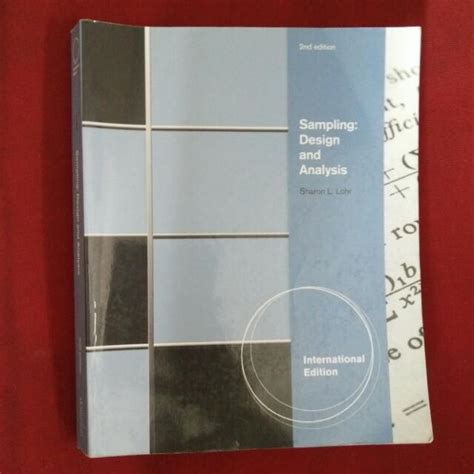 Sampling Design And Analysis 2nd Ed International Edition 2010 Hobbies Toys Books