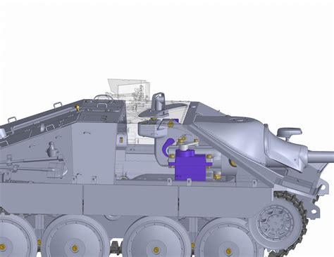 Jagdpanzer 38 T Hetzer Scale 1 16 Stl Files Warprints