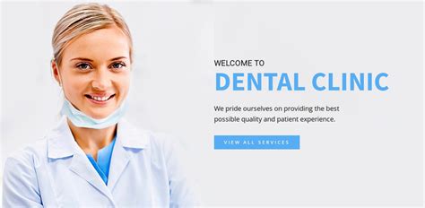 Dental Clinic Html Template By Nicepage