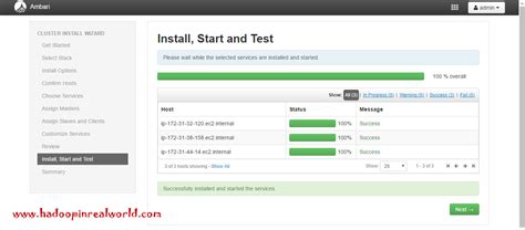 Installing And Configuring A Hadoop Cluster With Apache Ambari Big
