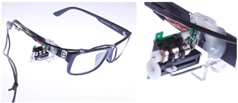 Glasses With A Linear Actuator For Tapping The Whole Frame Is Shown On Download Scientific