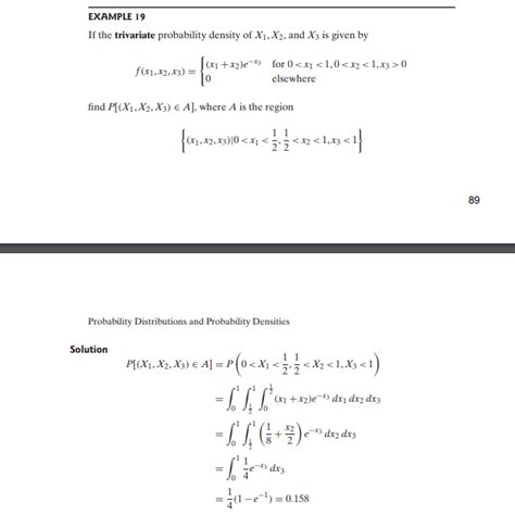 Solved A The Joint Marginal Distribution Function Of X1