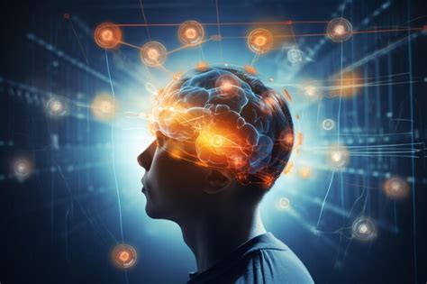 Premium Photo Brainmachine Interface Therapy Background With Neurofeedback And Cognitive