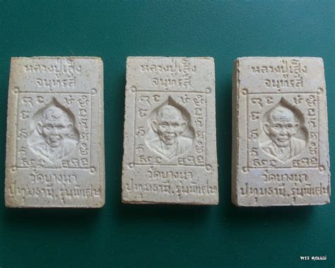 พระผงรุ่นพิเศษทรงหมู หลวงพ่อเส็ง วัดบางนา ปทุมธานี พระเครื่อง พระแท้ Webpra เว็บ พระ คอม