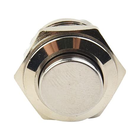 Caijiexi Metal Waterproof Push Button Switch High Flat Head Momentary Reset Push Button Switch