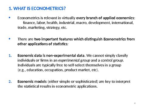 11 What Is Econometrics 2 Steps In Empirical