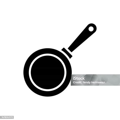 프라이팬 아이콘 벡터 디자인 템플릿 간단하고 현대적인 벡터에 대한 스톡 벡터 아트 및 기타 이미지 벡터 요리하기 음식 준비
