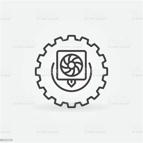 3d 프린터 압출기 내부 기어 벡터 3d 인쇄 개념 얇은 선 아이콘 벡터에 대한 스톡 벡터 아트 및 기타 이미지 벡터 압출성형 3차원 형태 Istock