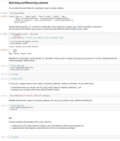 Selecting And Removing Columns We Can Obtain The Chegg