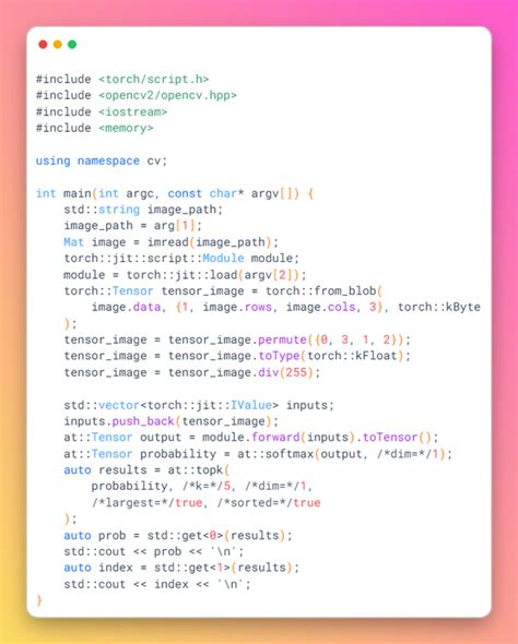 Pytorch怎么使用c调用部署模型？