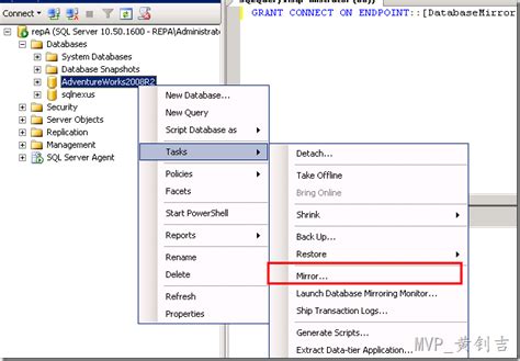 第三篇——第二部分——第四文 配置sql Server镜像——非域环境非域环境搭建sql Server镜像服务器 Csdn博客