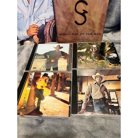 George Strait Strait Out Of The Box 4 Cd Set Mca 1995 Country Music