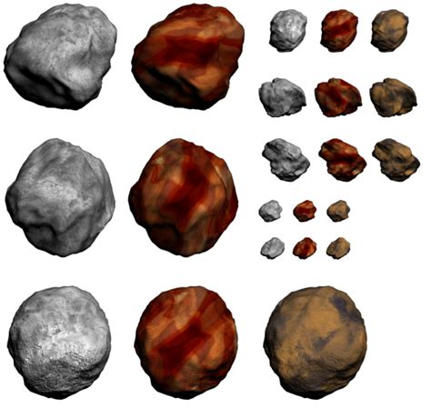 Space Asteroids Sprites