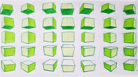 Shading How To Rotate Cube Exercise With Colored Pencils In 2025 Book Art Diy Colour Pencil