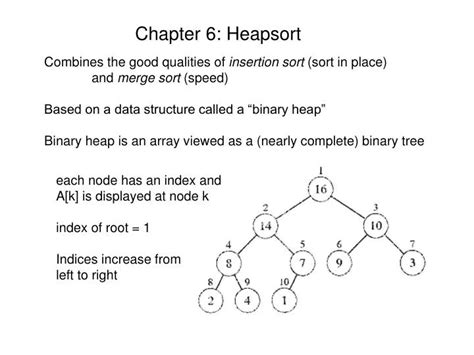 ppt chapter 6 heapsort powerpoint presentation free download id 4246897