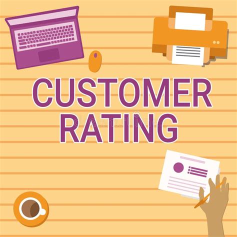 Handwriting Text Customer Rating Conceptual Photo Each Point Of The