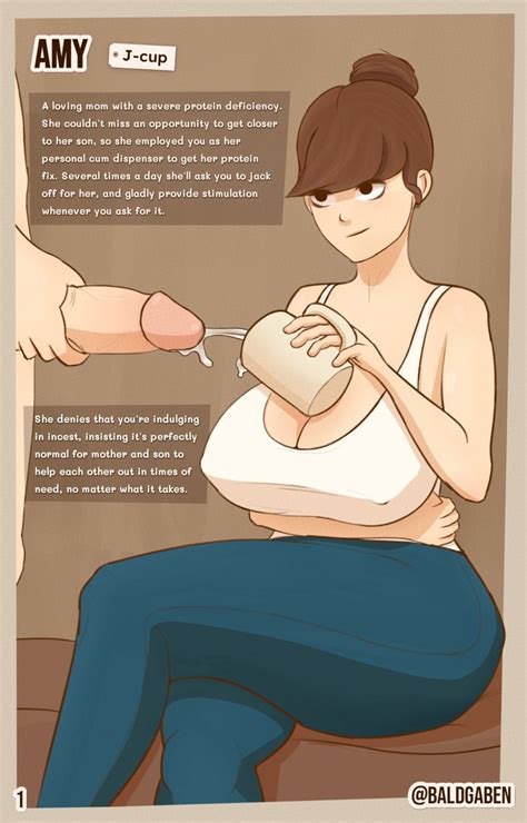 Rule 34 1boy 1boy1girl 1girls Baldgaben Breasts Caption Cleavage Cum