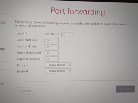 Port Forwarding Openvpn With Virgin Media Hub5 R Synology