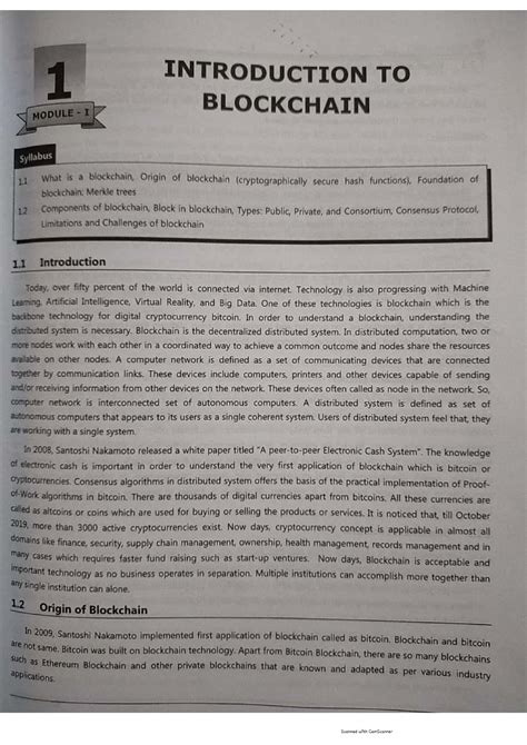 Blockchain Tech Knowledge BlockChain Studocu