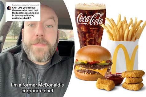 Ex Mcdonalds Chef Reveals Why The 5 Meal Deal Wont Work — And Why