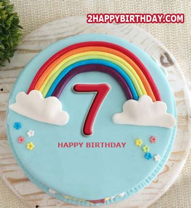 Happy 7th Birthday Cake