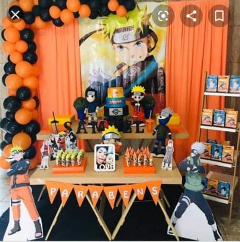 Pin By Sayure On Decoração De Festas Naruto Birthday Naruto Party