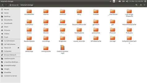 Not Able To Access Files On Android Device In Nautilus From Linux