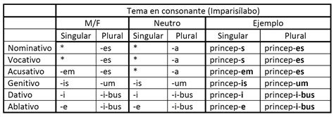 Latín Declinaciones Ouranofobia