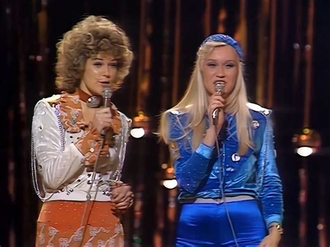 Abba Sings Waterloo In 1974 Becoming Swedens First Winner Of The