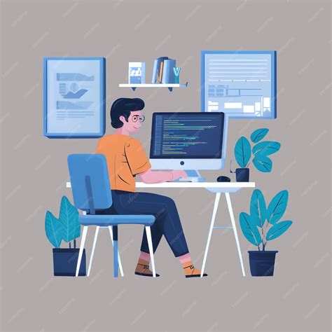 Free Vector Software Interface Coding And Programming System Administrator Or Designer Ai