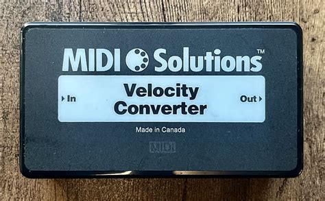 Midi Solutions Velocity Converter Reverb