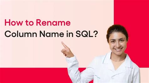 How To Rename Column Name In SQL