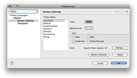 Xtext Eclipse Support