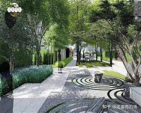 增城黑色砾石别墅花园景观设计 知乎