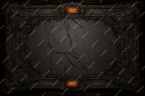 Classic Ornate Frame On Subtle Textures Old Texture Grunge Paper Vintage Background Premium Ai