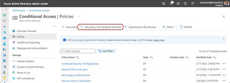 Conditional Access Templates Preview Icewolf Blog