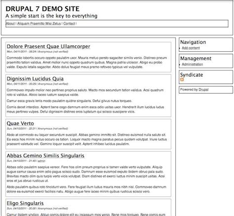 simple7 drupal free themes