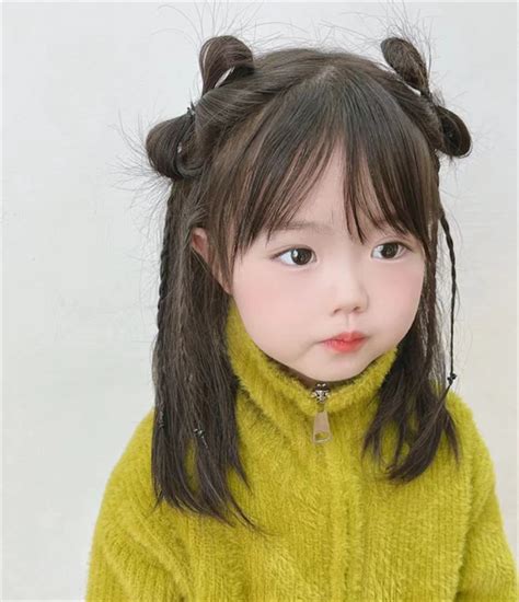 2 5岁小女孩扎发 幼儿园扎发范本儿童发型 美发站