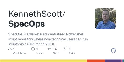 github kennethscott specops specops is a web based centralized powershell script repository