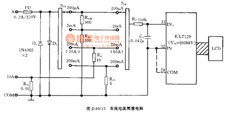 The Dc Current Measurement Circuit Amplifiercircuit Circuit
