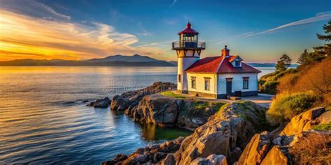 Lime Kiln Lighthouse Stock Illustrations 4 Lime Kiln Lighthouse Stock