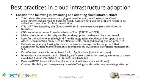 Best Practices In Cloud Implementation IaaS Best Practices InsightaaS