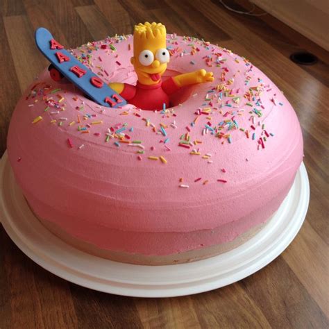 Bart Simpson Donut Cake