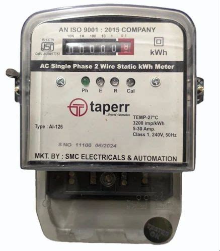 Taperr Single Phase Analog Meter At ₹ 300 Single Phase Meter In Ahmedabad Id 2854517739348